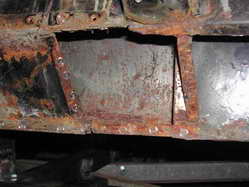 Préparation du châssis sablage