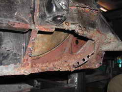 Préparation du châssis sablage